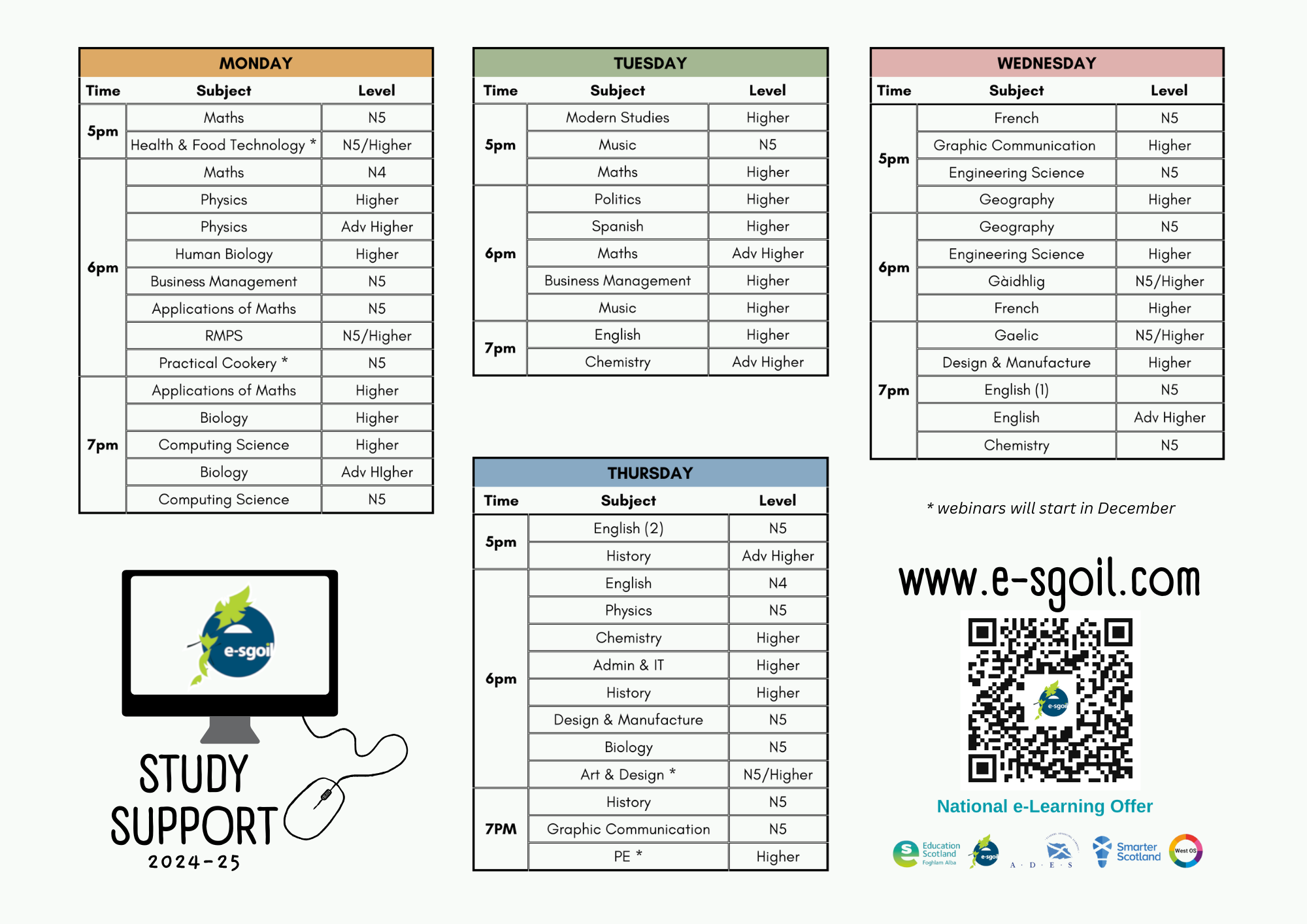 Study Support | e-Sgoil
