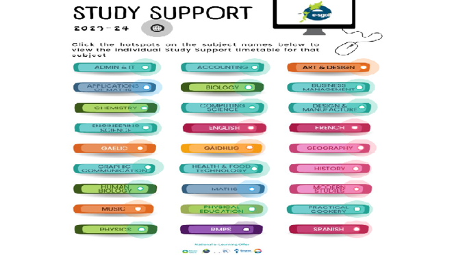 Study Support 2023-24 | e-Sgoil